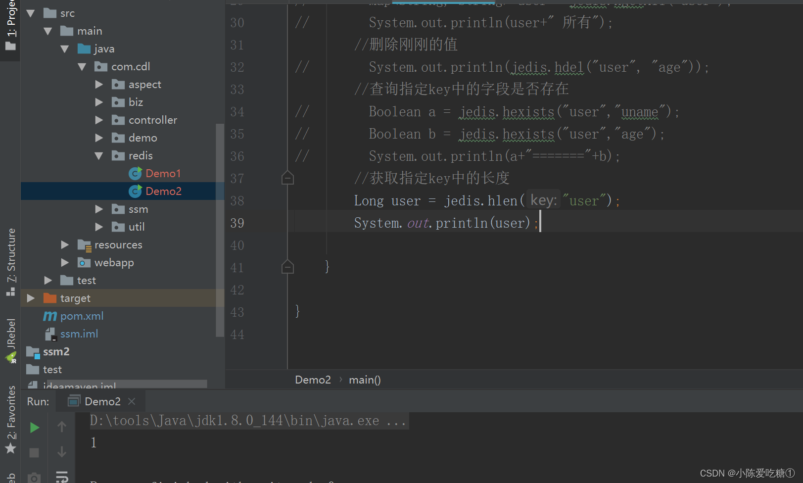 Redis：使用java代码操作Redis_jedis.select-CSDN博客