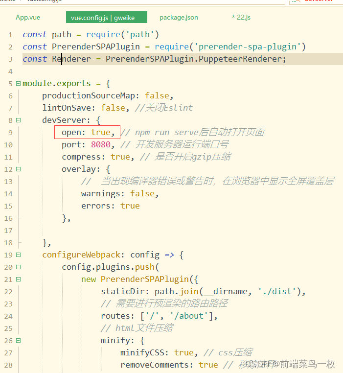 Vue3 Cli4 开启 Npm Run Serve 后自动开启浏览器vue3 Npm Run Serve之后提示的网址直接打开查看效果吗