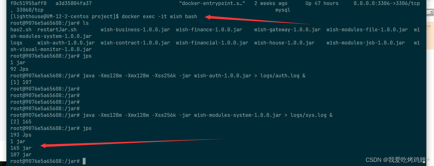 Docker 环境 部署java项目 容器 多个jar包docker 启动多个jar包构建多个容器 Csdn博客