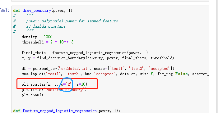 ValueError: ‘c‘ argument must be a color, a sequence of colors, or a sequence of numbers, not R ...