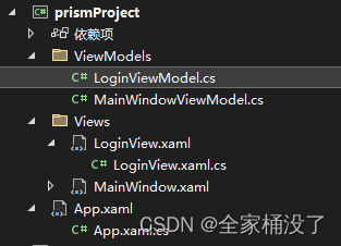 WPF prism模板项目添加一个登录跳转_wpf prism 登录界面-CSDN博客