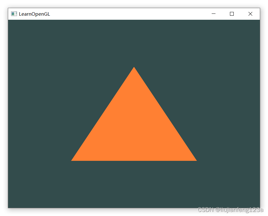 Opengl学习 8(绘制三角形的完整代码)ellipsegeometry 绘制三角形代码 Csdn博客