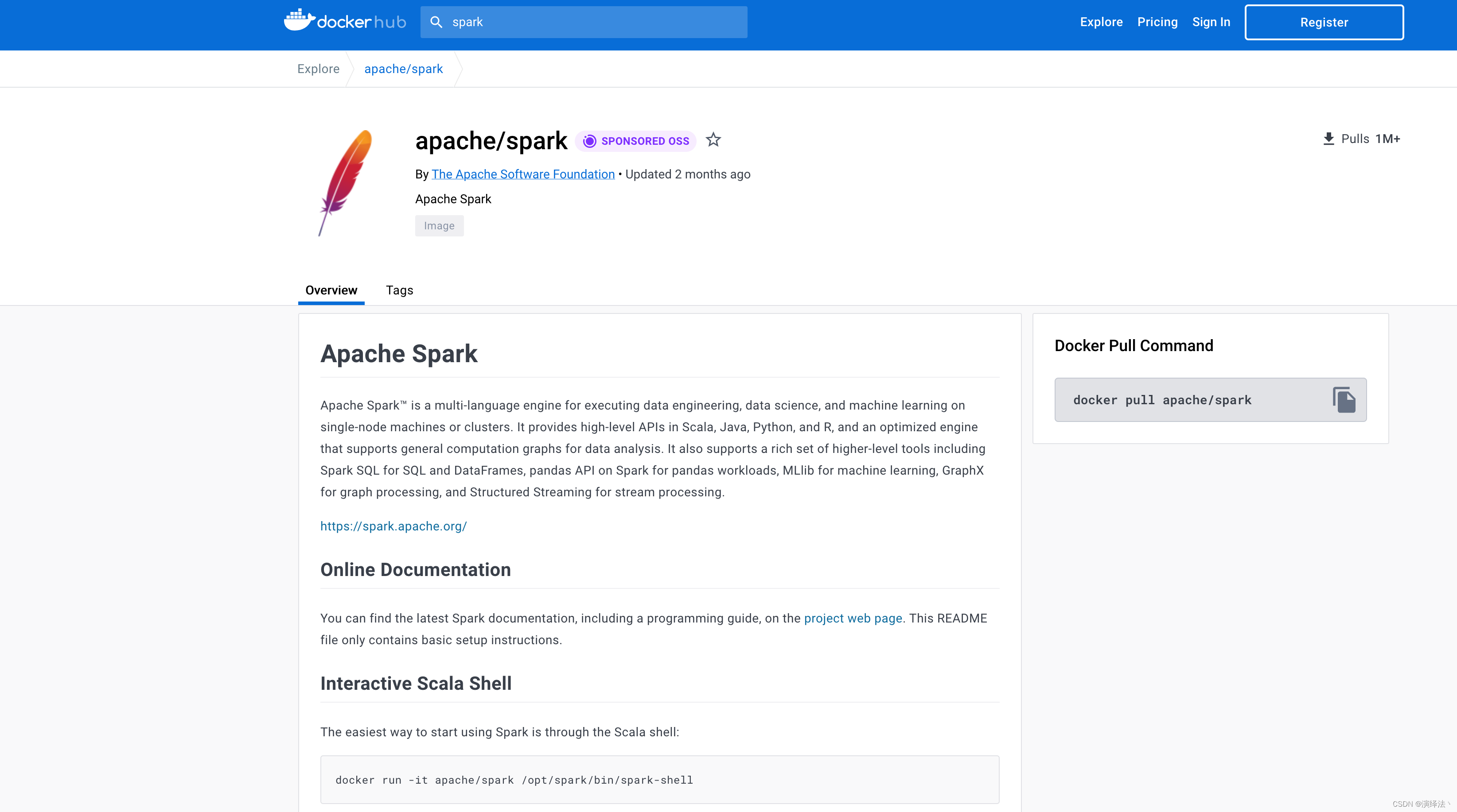 Docker安装Spark-CSDN博客