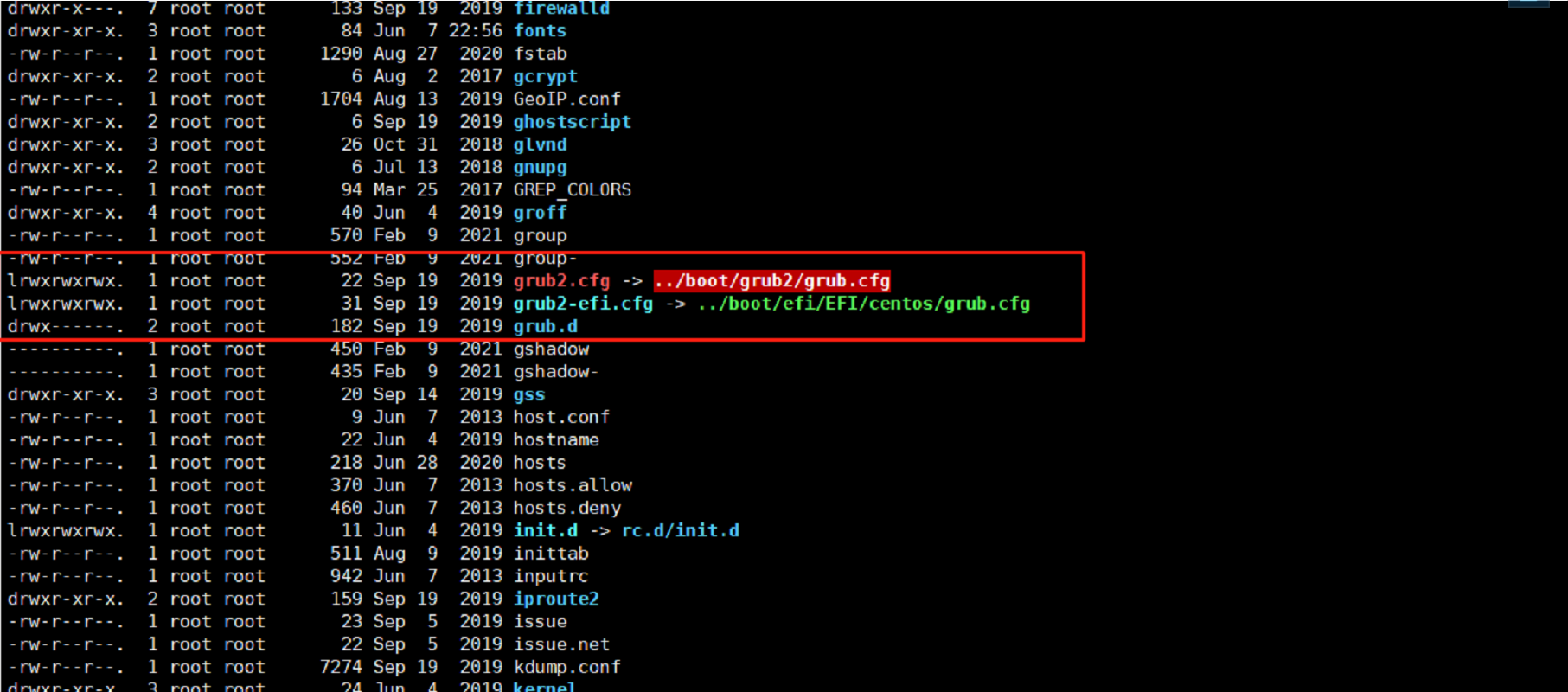 /boot/grub2/grub.cfg链接文件丢失_grub.cfg找不到-CSDN博客