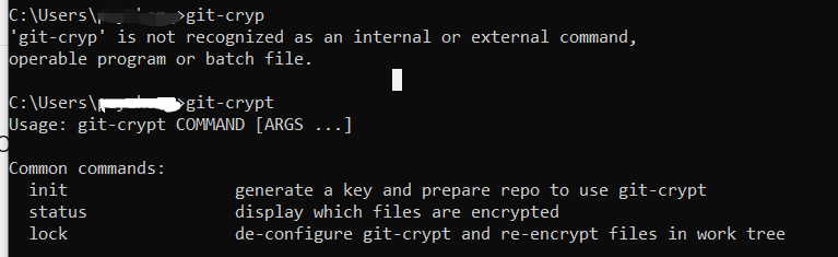 git-crypt 在 windows中解密过程步骤_gitcrypt默认的解密-CSDN博客