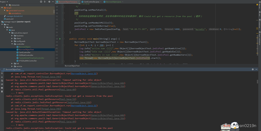 Redis could not get a resource from the pool问题-CSDN博客