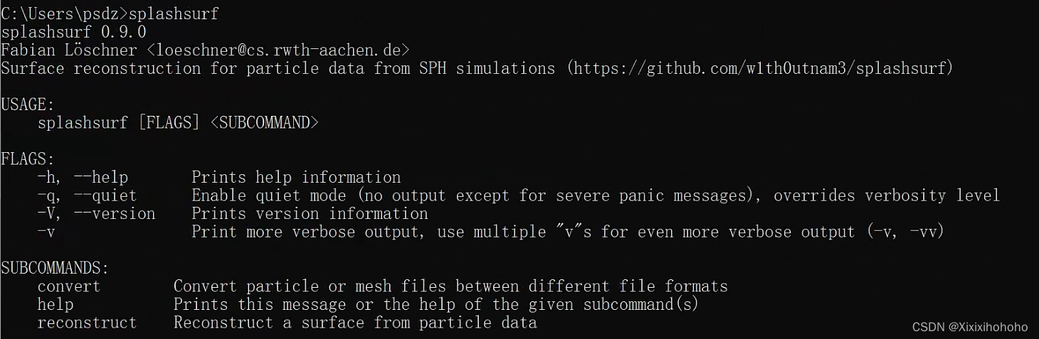 【Splashsurf】对Partio的.bgeo文件进行表面重建并输出.obj文件-CSDN博客