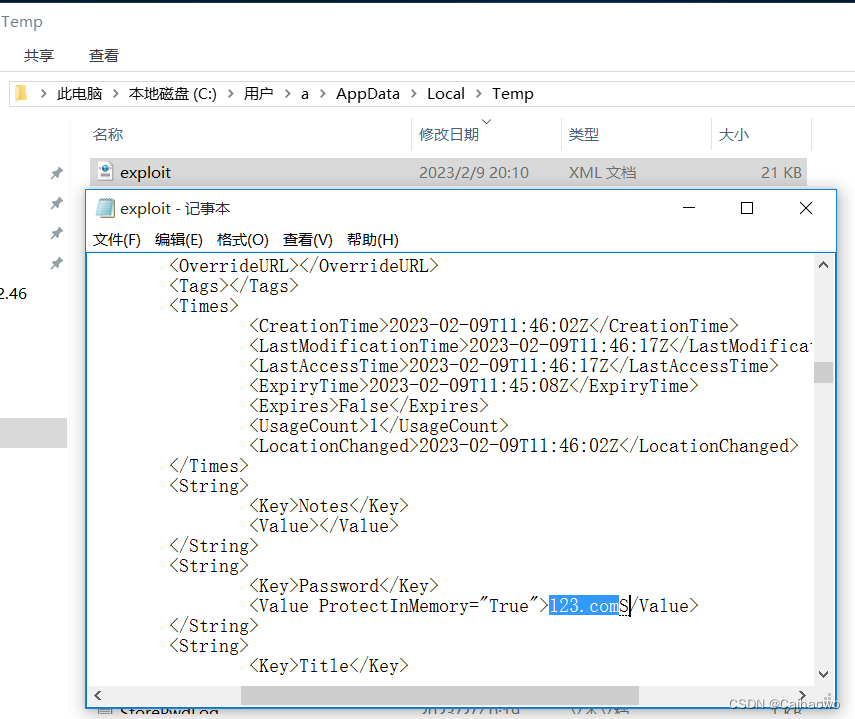 CVE-2023-24055 Keepass密码管理工具漏洞复现-CSDN博客