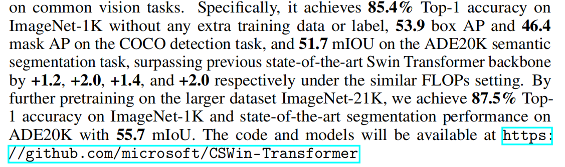 CSWin Transformer：A General Vision Transformer Backbone with Cross ...