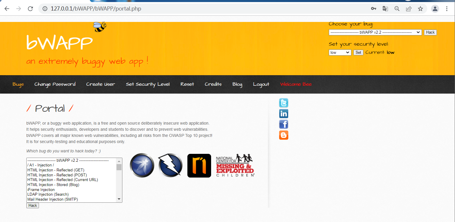 phpstudy下搭建靶场dvwa、pikachu和bWAPP_zpp站点创建成功了怎么进入dvwa-CSDN博客