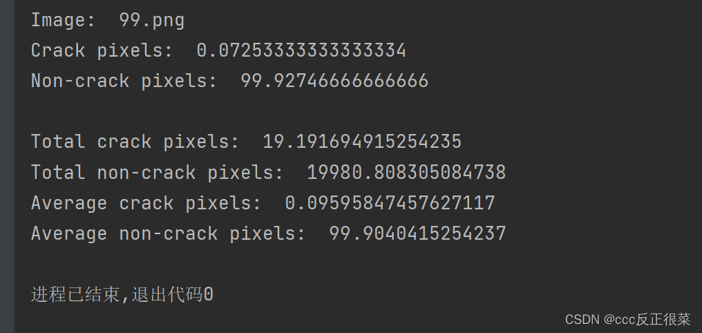 Python实现计算图片的像素百分比（裂纹图像）python计算图片像素点比例 Csdn博客