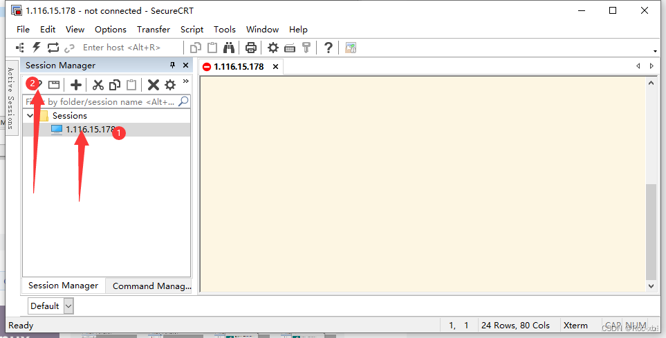 用SecureCRT怎么连接linux服务器？_securecrt如何连接服务器-CSDN博客