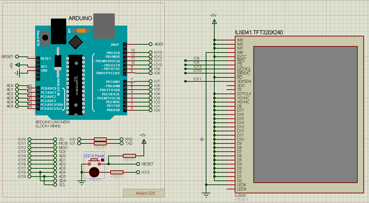 Arduino与Proteus仿真实例-TFT显示屏(ILI9341驱动器)SPI驱动仿真_ili9342 驱动spi 流程protues15-CSDN博客