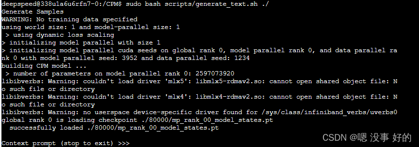 CPM-1-Generate服务器部署_cpm云上服务器-CSDN博客