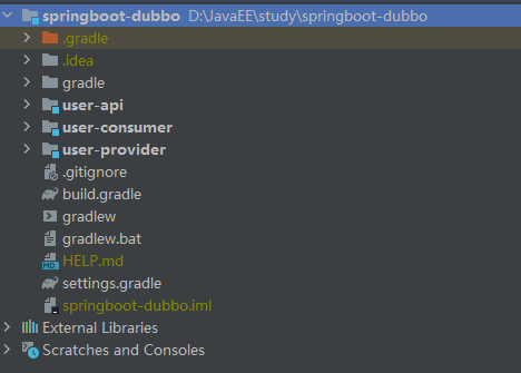 idea+springboot+dubbo+gradle+nacos项目环境搭建_spring clound gradle nacos-CSDN博客