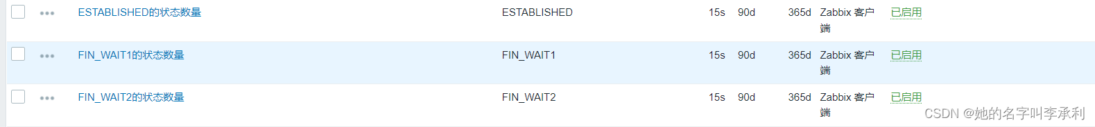 zabbix案例--zabbix监控tcp的11种状态_userparameter=tcping[*],tcping $1 | findstr minimu_她的名字叫李承利的博客-CSDN博客