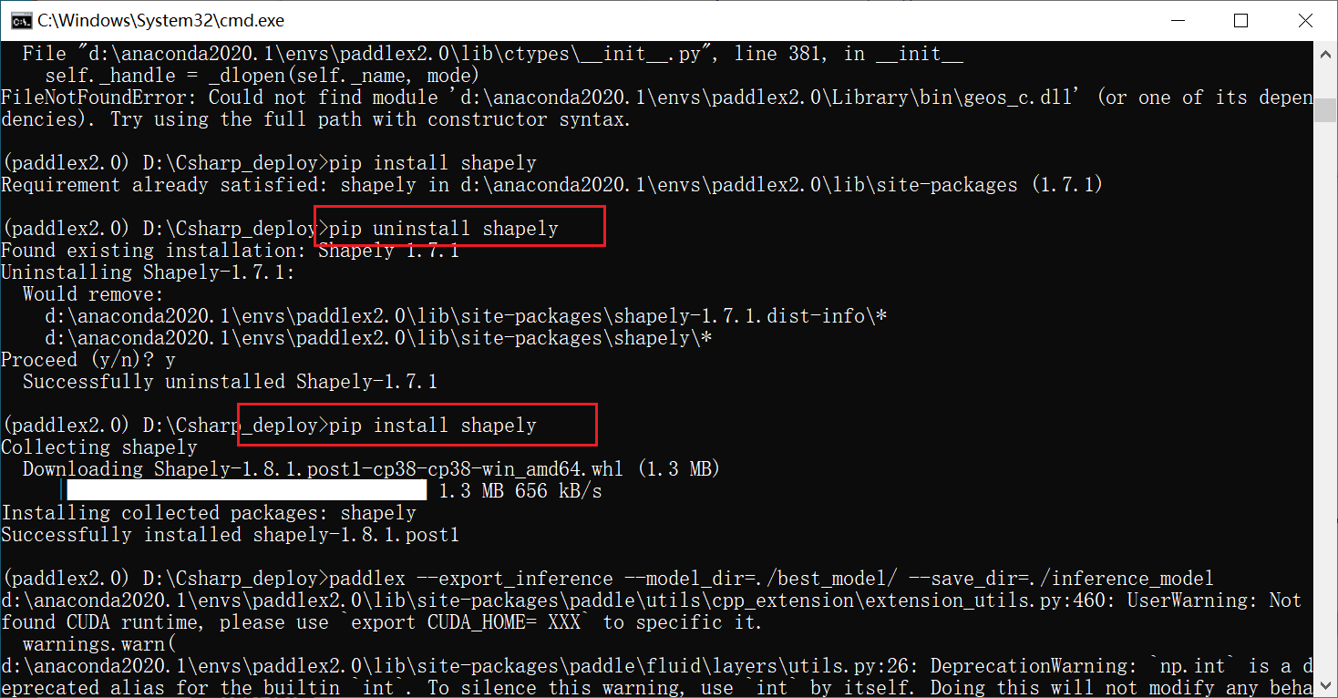 PaddleX 在windows10使用paddle_inference部署C#打包dll全教程_c# paddle-CSDN博客