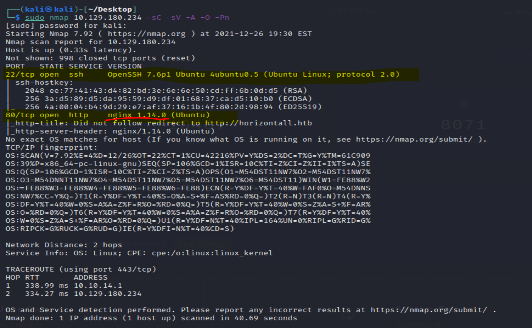 HackTheBox 简单盒子 之 Horizontall （again，不简单）_error: the server returns a status code that match-CSDN博客