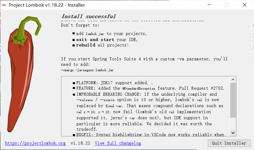 Eclipse(sts)使用Lombok插件_java -jar 运行出sts的界面-CSDN博客