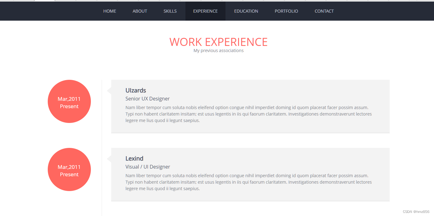 【div+css模板专题模板】Flato大屏扁平化响应式简历作品网页模板_灰色 蓝色 宽屏 扁平化 响应式 简历 设计师 案例 展示 作品 单页 清爽 跳转 bootstrap 手机 css3 ...