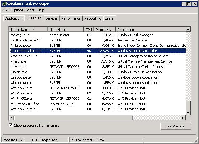 故障：Windows Modules Installer 占用大量系统资源_windows modules installer占用内存-CSDN博客