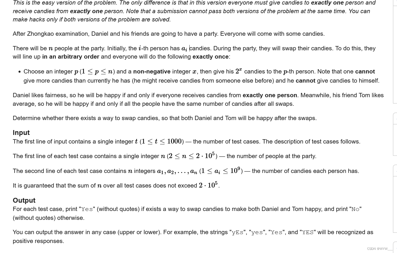 D1. Candy Party (Easy Version)(构造规律)-CSDN博客
