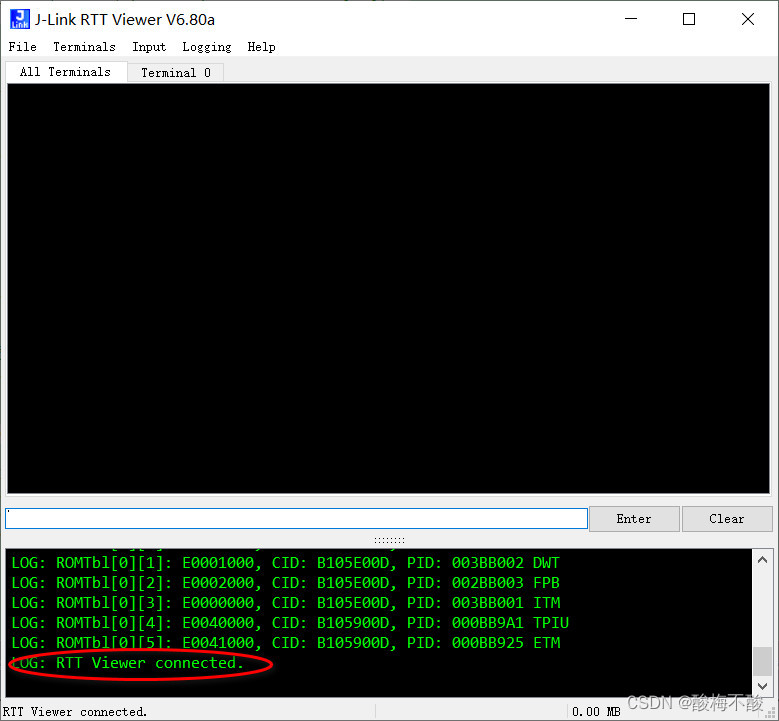 使用J-Link RTT Review打印log_jlink rtt log mindmotion-CSDN博客