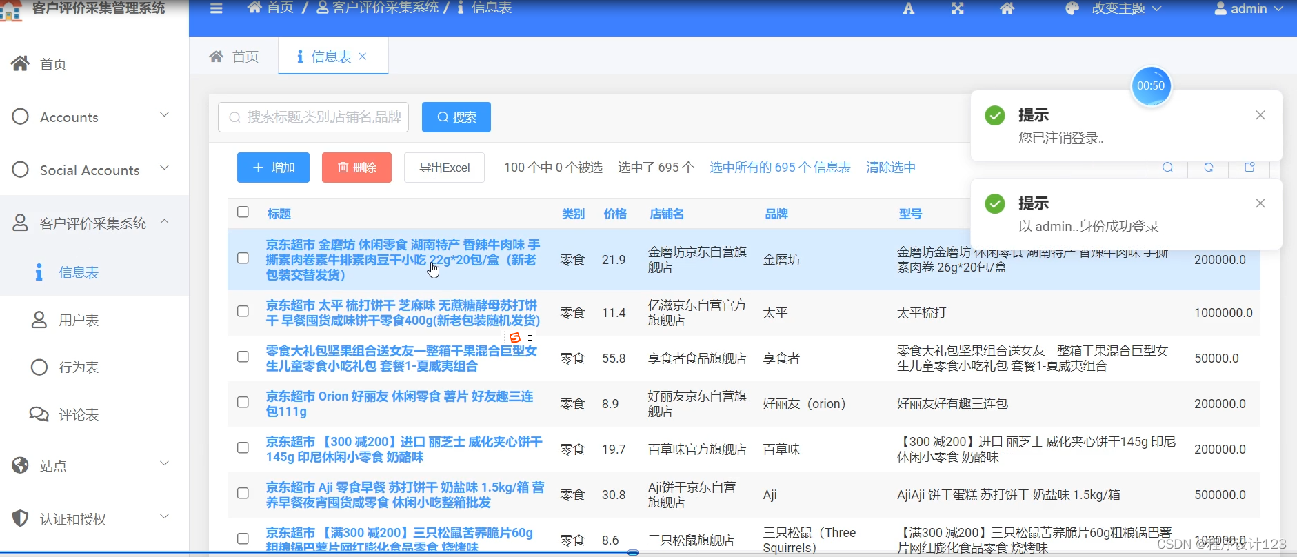 Flask客户评价采集分析系统 Csdn博客