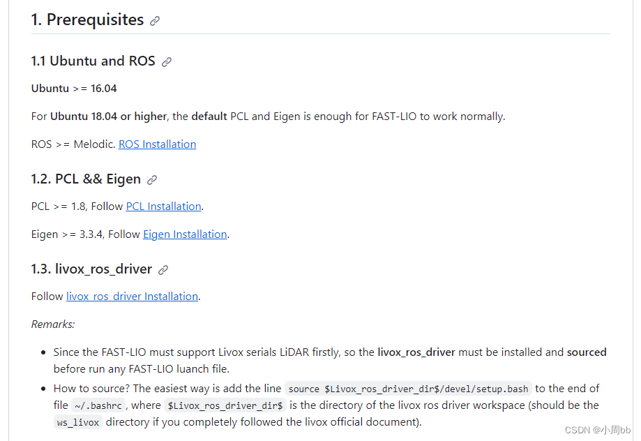 FAST-LIO算法前置安装教程_fastlio 软件-CSDN博客