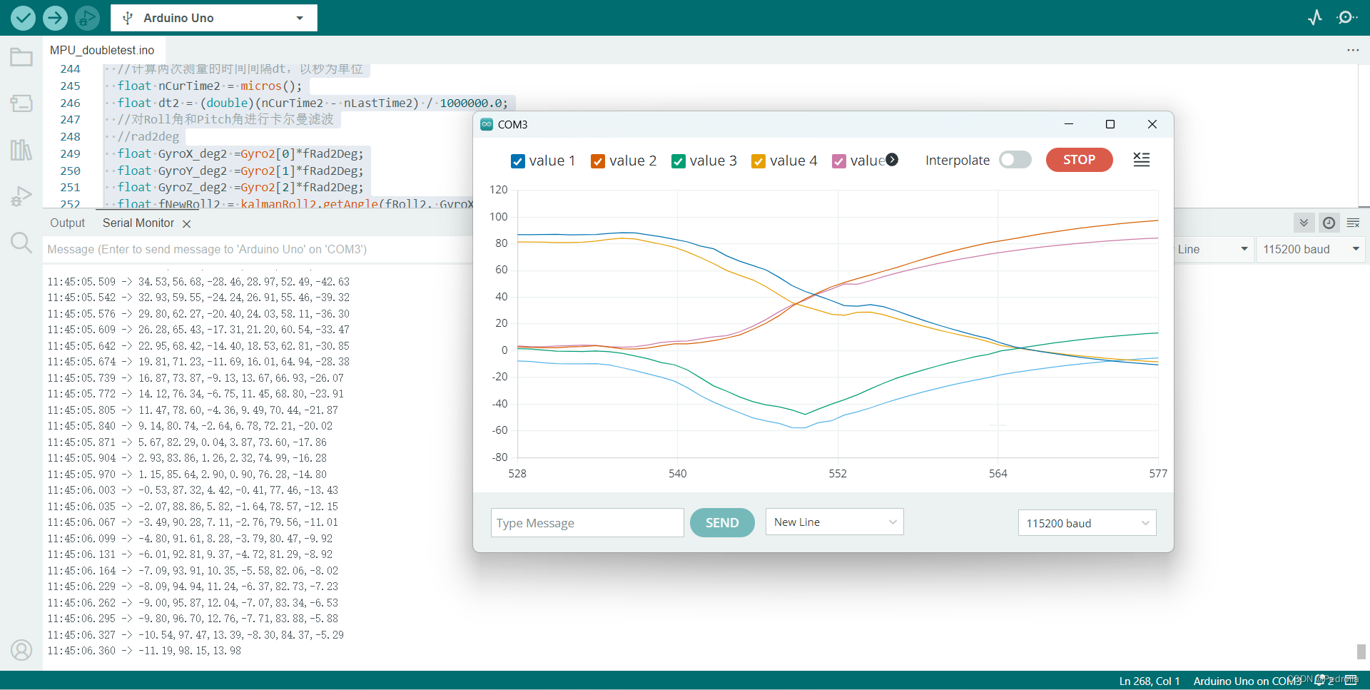 Arduino连接两个MPU6050测算姿态角_arduino calman.h库-CSDN博客