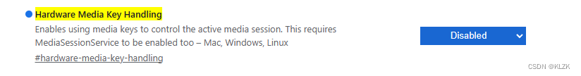 Chrome、Edge关闭左上角音视频控件显示_hardware media key handling-CSDN博客