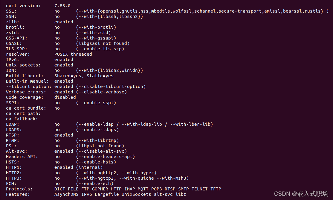 【ubuntu】安装curl时，出现configure: error: select TLS backend(s) or disable TLS with --without-ssl.-CSDN博客