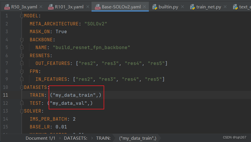跑通SOLOv2代码报错更改记录（detectron2版本）_solov2问题-CSDN博客