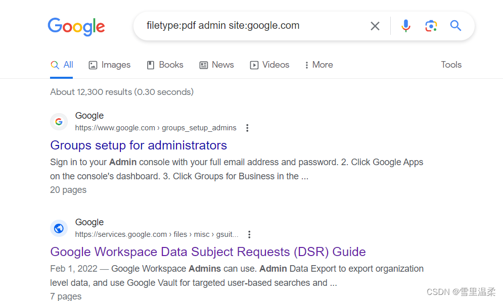 Google hacking语法在渗透过程中的作用_google hacking在渗透测试中的作用-CSDN博客