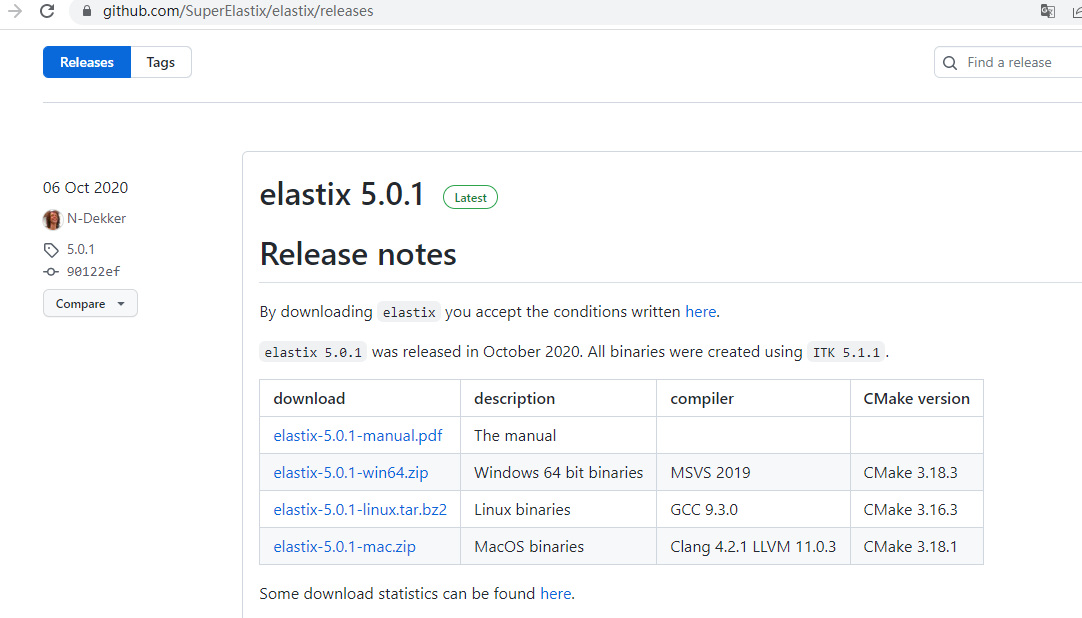 开源配准工具Elastix下载【详细步骤附用户手册下载地址】-CSDN博客