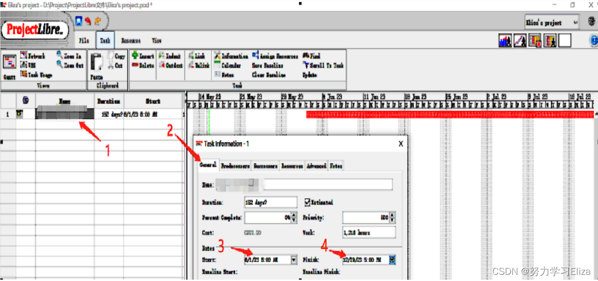 关于Projectlibre如何使用-CSDN博客