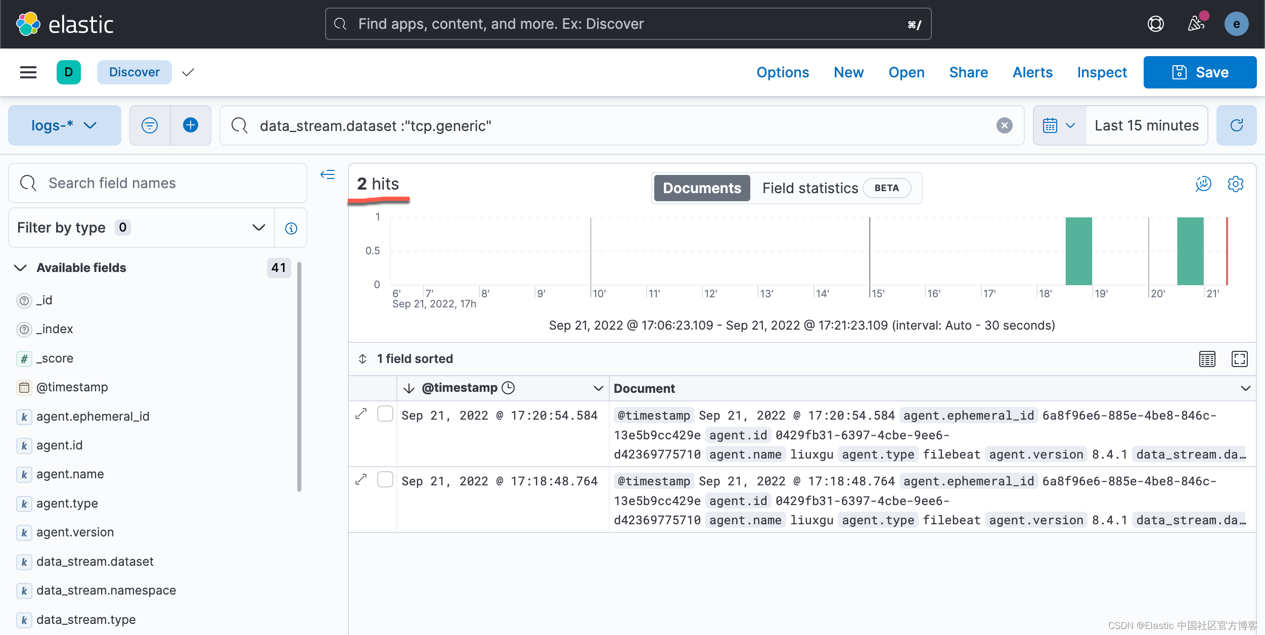 Observability：使用 Elastic Agent 来收集定制的 Tcp 日志 Csdn博客