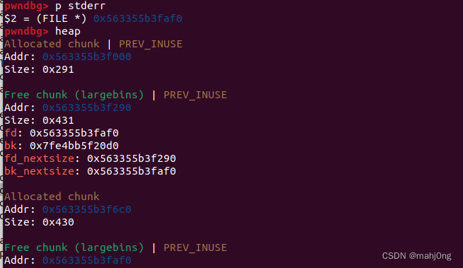 Largebin attack & house of cat_通过largebin泄露堆地址-CSDN博客