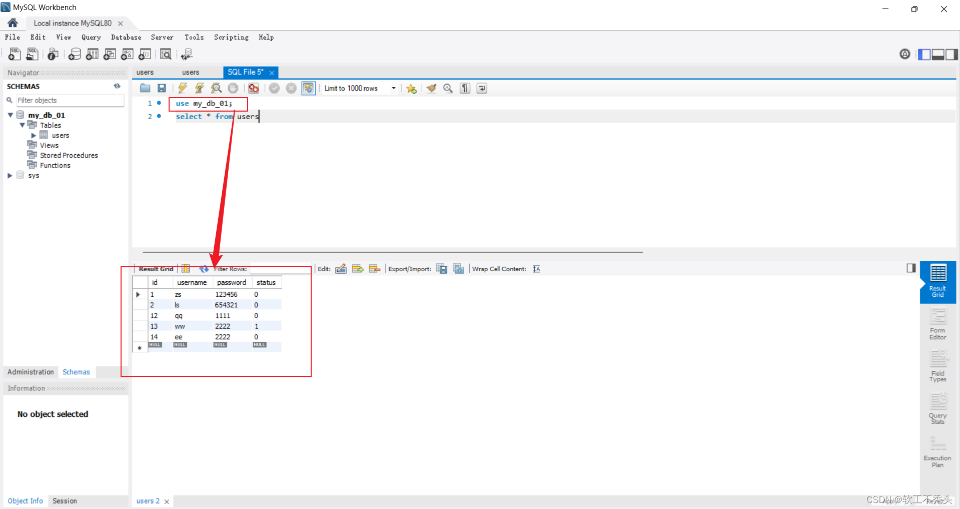 Error Code 1046 No Database Selected Select The Default DB To Be Used