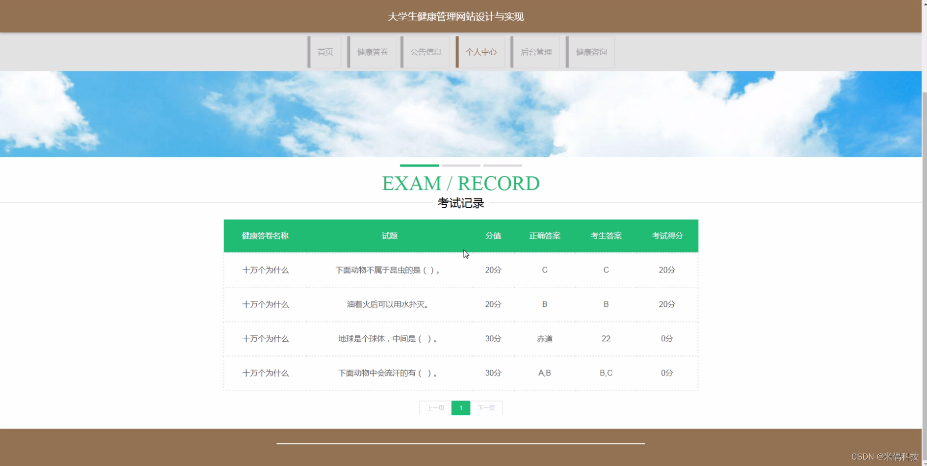 附源码 Jspssm计算机毕业设计大学生健康管理网站设计与实现sssbs【源码、数据库、lw、部署】 Csdn博客