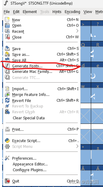 Qt 实现汉字竖排输入（QGraphicsTextItem+FontForge)_qt按钮文字竖排-CSDN博客