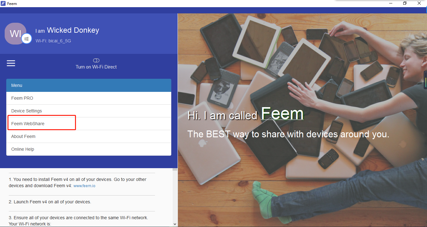 局域网文件传输神器Feem（Feem使用教程）_如何用feem传输文件-CSDN博客