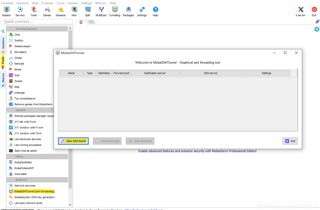 基于MobaXterm配置ssh隧道(port forwarding)_moba remote port forwarding怎么用-CSDN博客