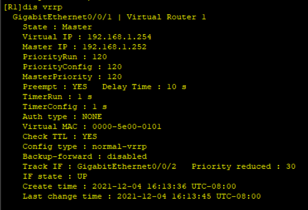 移动通信网络实验三VRRP双机热备实验_preempt-mode timer delay-CSDN博客