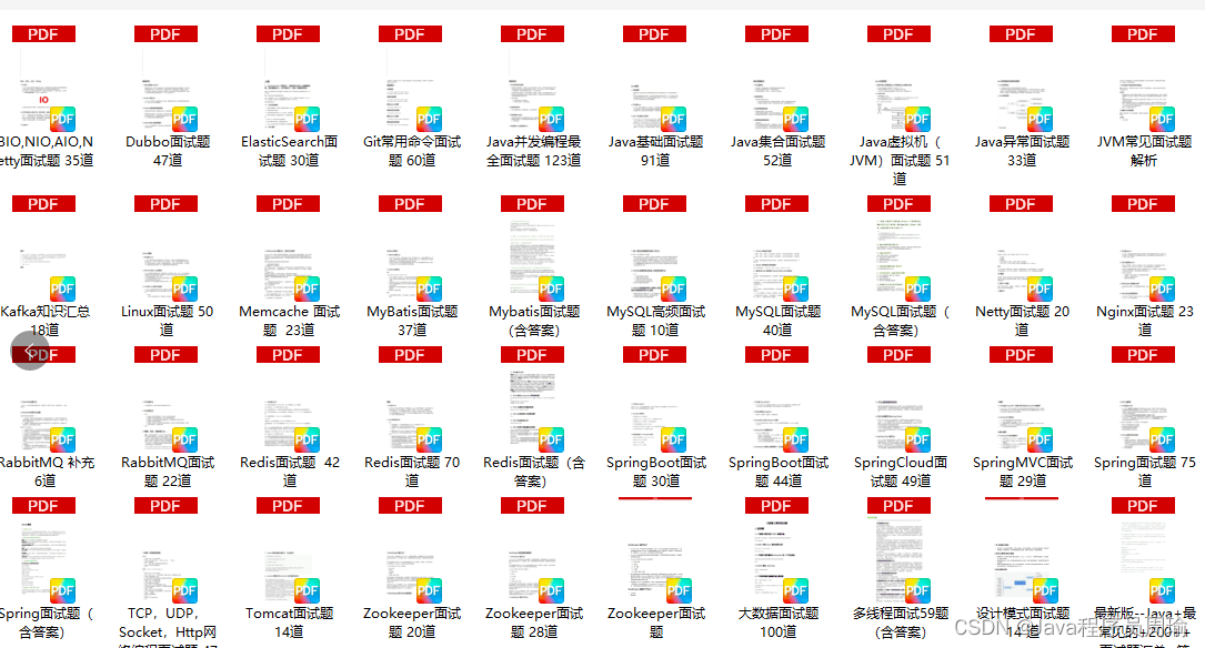2023年最新java高级面试题笔记(面试题 答案) 周瑜java面试题 Csdn博客