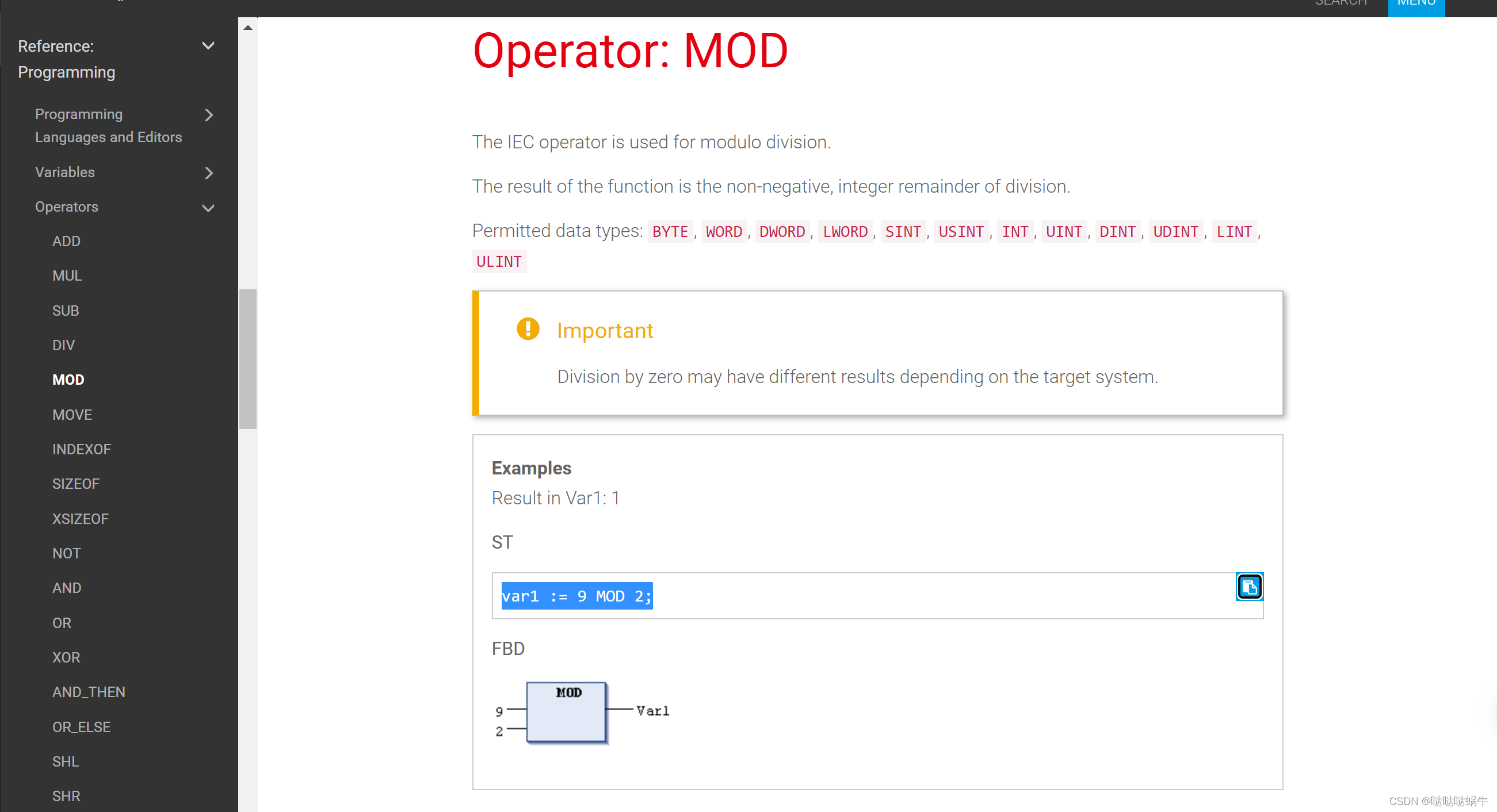 【Codesys】-解决4.10.0.0轴版本不能使用非整数取余的问题（源码）_codesys取余-CSDN博客