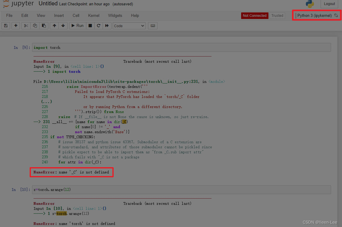 Import Torch DLL Load Failed While Importing multiarray umath Johngo 