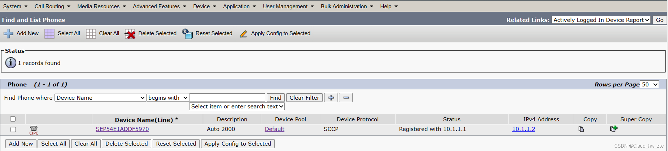 Cisco CUCM初始化和话机自动注册_思科cucm服务器 注册-CSDN博客