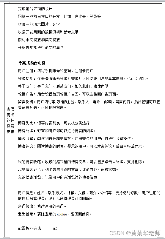 Python毕业设计作品基于django框架个人博客系统毕设成品（7）中期检查报告毕业论文中期检查报告博客系统 Csdn博客 