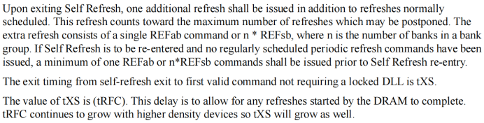 【JESD79-5之】4 DDR5 SDRAM命令描述和操作-9(self refresh operation)_自刷新模式-CSDN博客